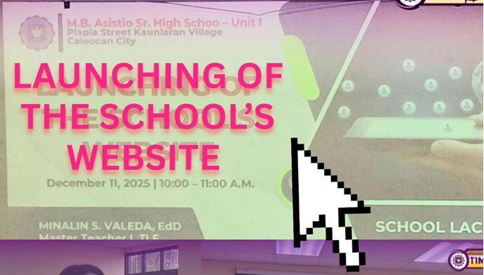 M. B. Asistio Sr. High School – Unit I | Schools Division Office of ...